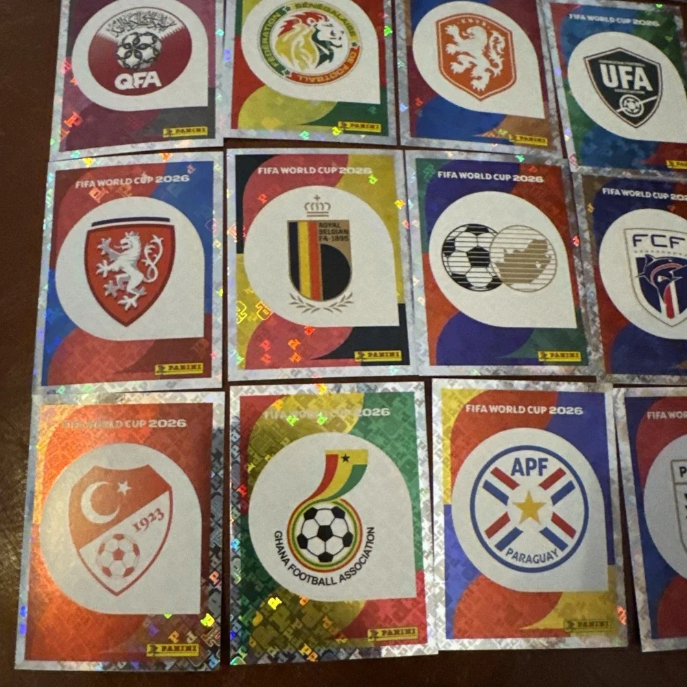 Design | Panini World Cup Team Logo Stickers Lot 23 Holo Foil 226 ...